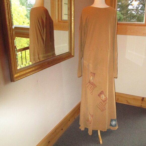 Blue Fish | Dresses | 995 Painted Peachy Keen Blue Fish Empire Dress ...